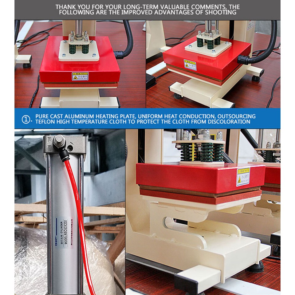 Single Station Hot Labeling Machine 15x15 Pneumatic Transfer Printing ...