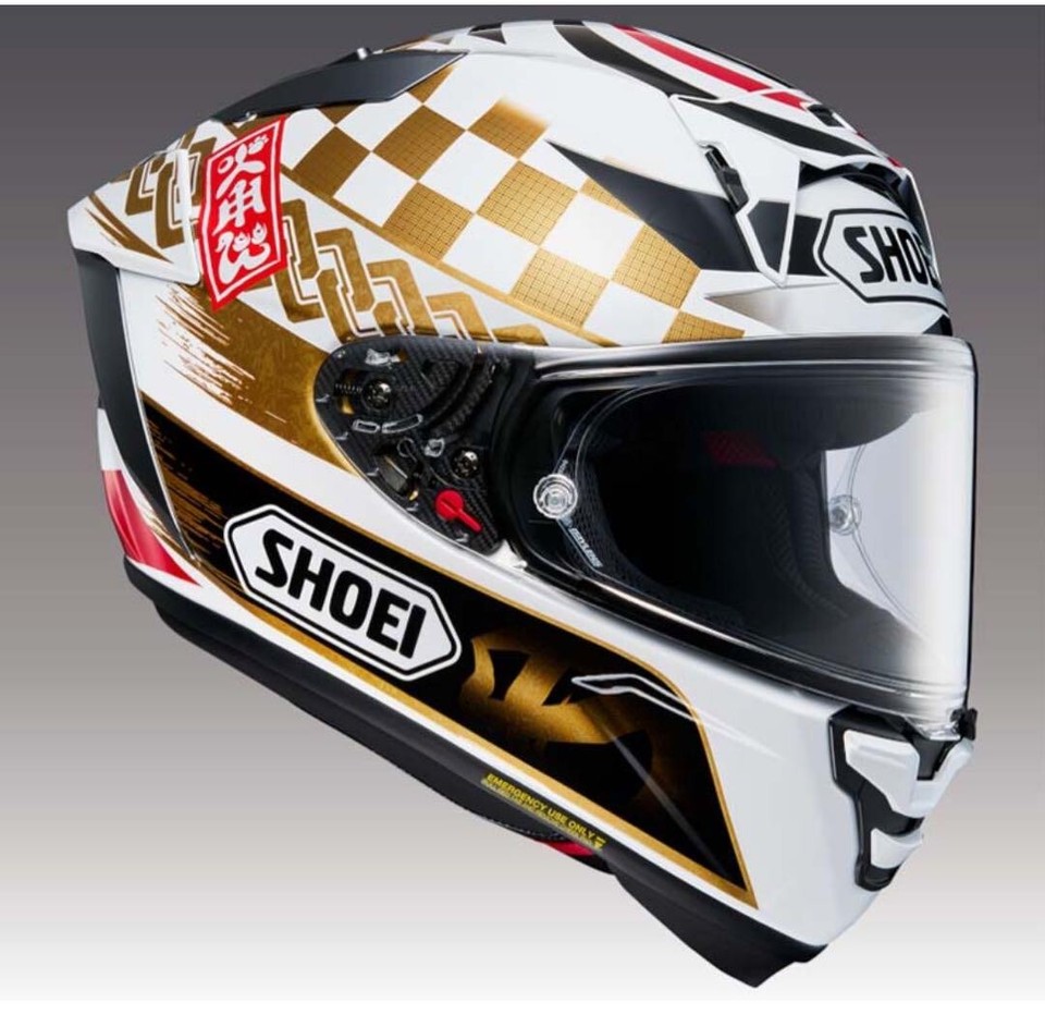 SHOEI X-FIFTEEN Marques Motegi 4 TC-1 Motorcycle Full Face Helmet MM93 ...