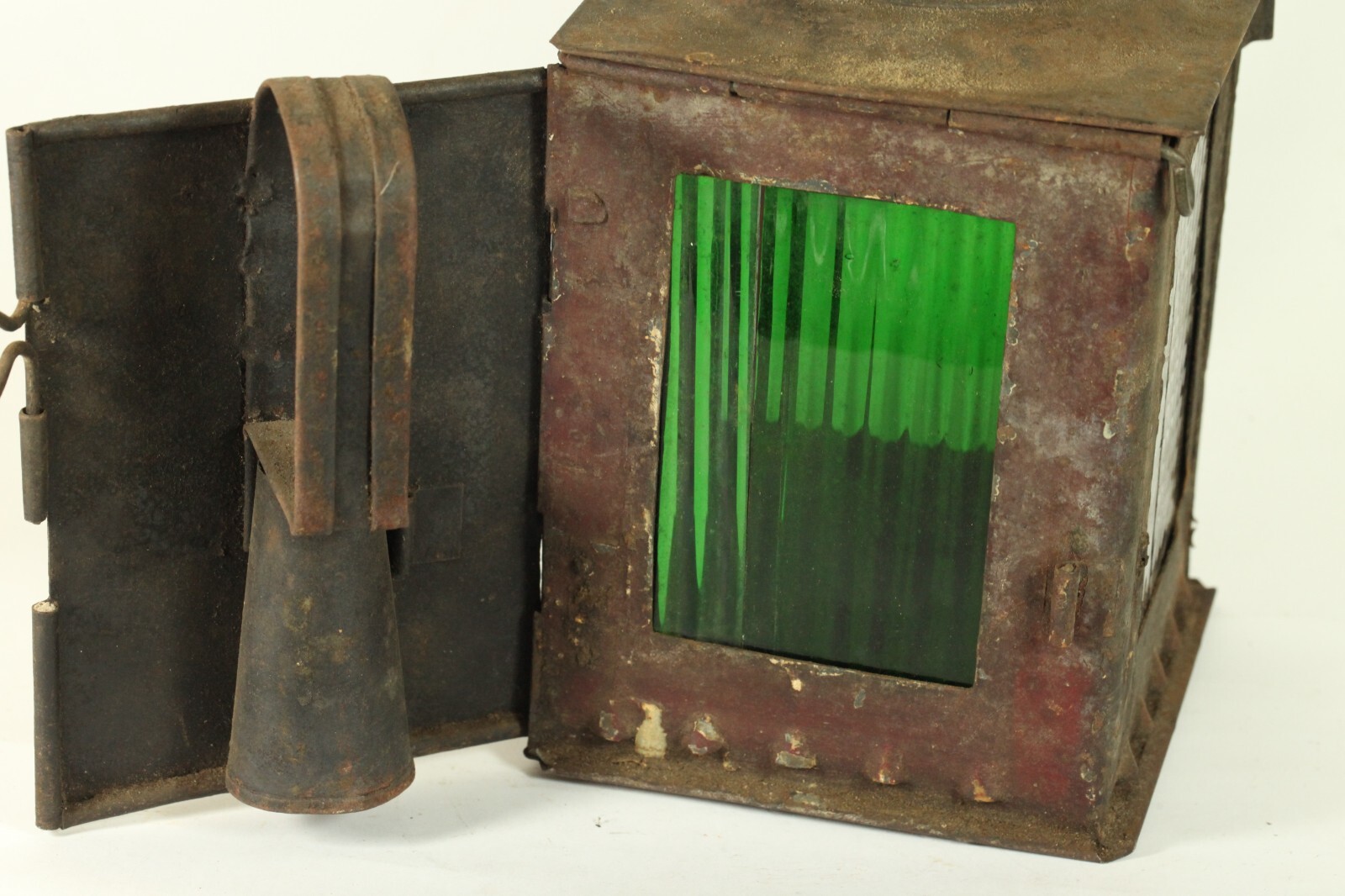 Vintage Antique Soviet USSR Railroad candle Lantern Rail Lamp 3 Way ...