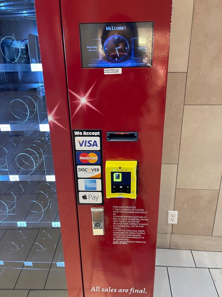 PRICE $1800 ****Hair/lash/Clothing Vending Machine with credit card ...