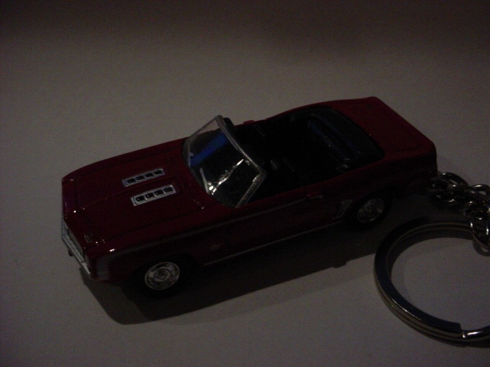 HOT 3D RED CHEVROLET CAMARO SS CUSTOM KEYCHAIN key keyring 69 muscle ...