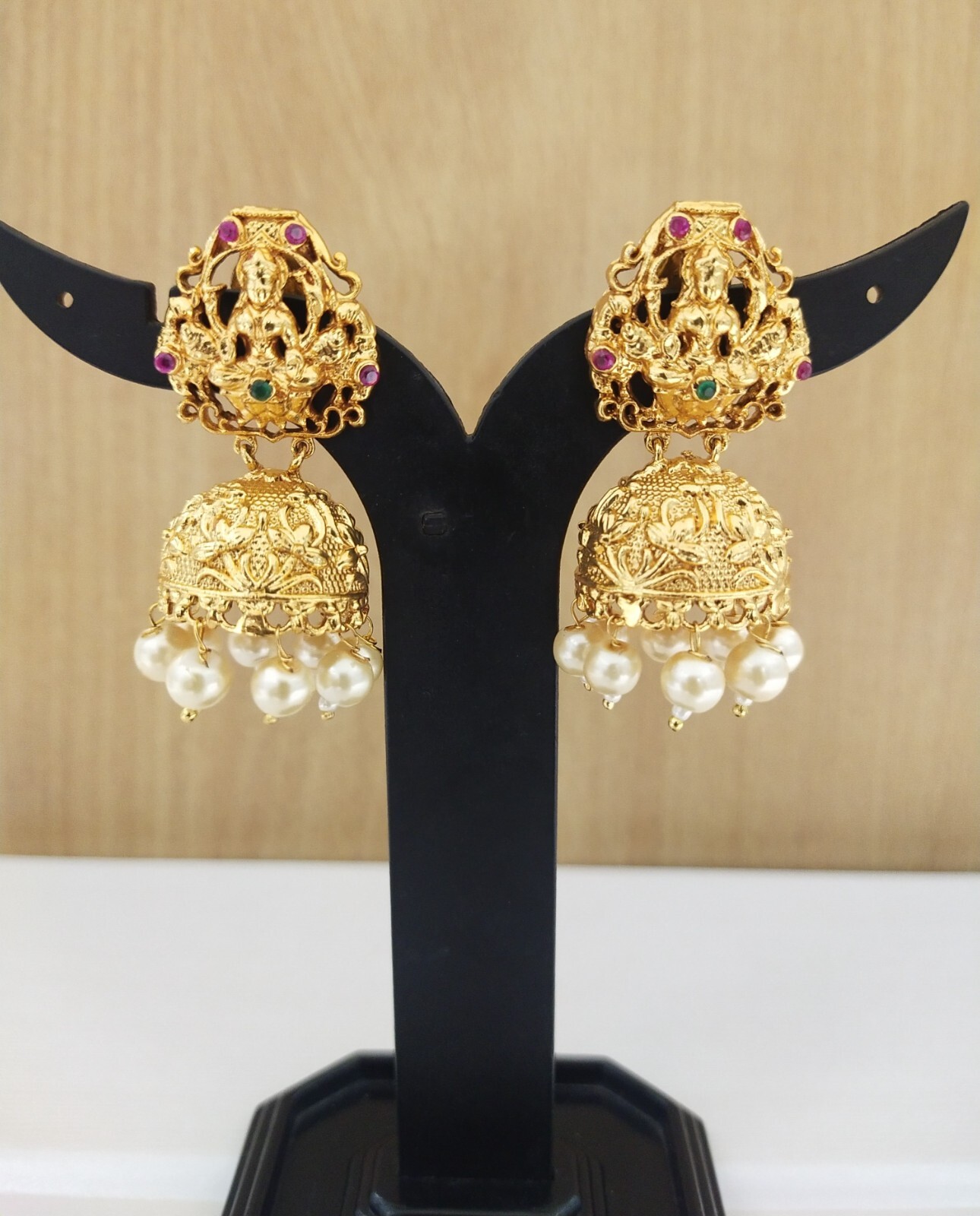 Indian Jewelry Earring Jumar Bollywood Ethnic Gold Plated Earring For ...