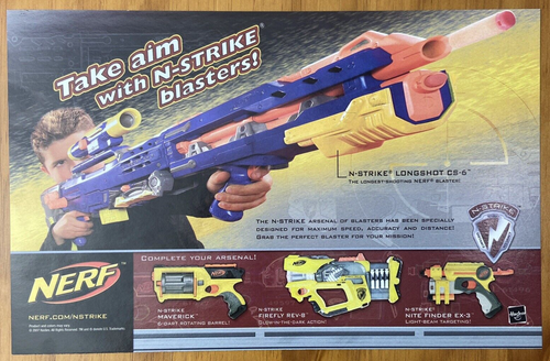 Nerf N Strike Blaster Hasbro Print Ad Poster Authentic Official Promo ...