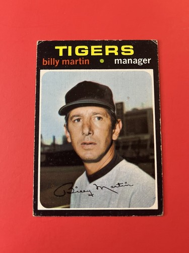 1971 Topps - #208 Billy Martin EX | eBay