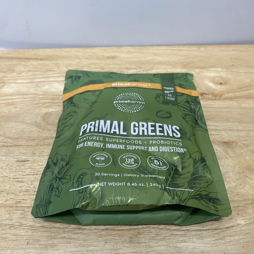 Primal Harvest Super Greens Powder 30 Servings with 50+ Superfood/Pro ...
