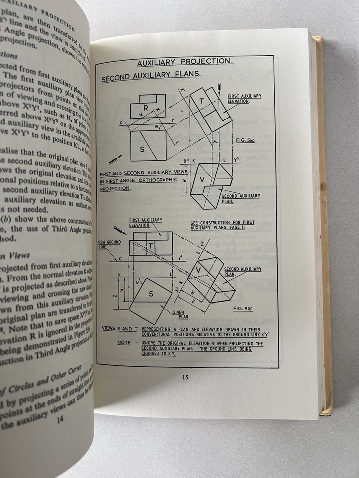 Vintage 1966 Engineering Drawing 2 With Worked Examples F. Pickup Book ...