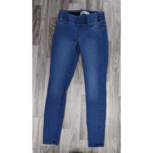 Old Navy Womens Size 2 Super Skinny Mid Rise Pull On Stretch Denim Blue ...