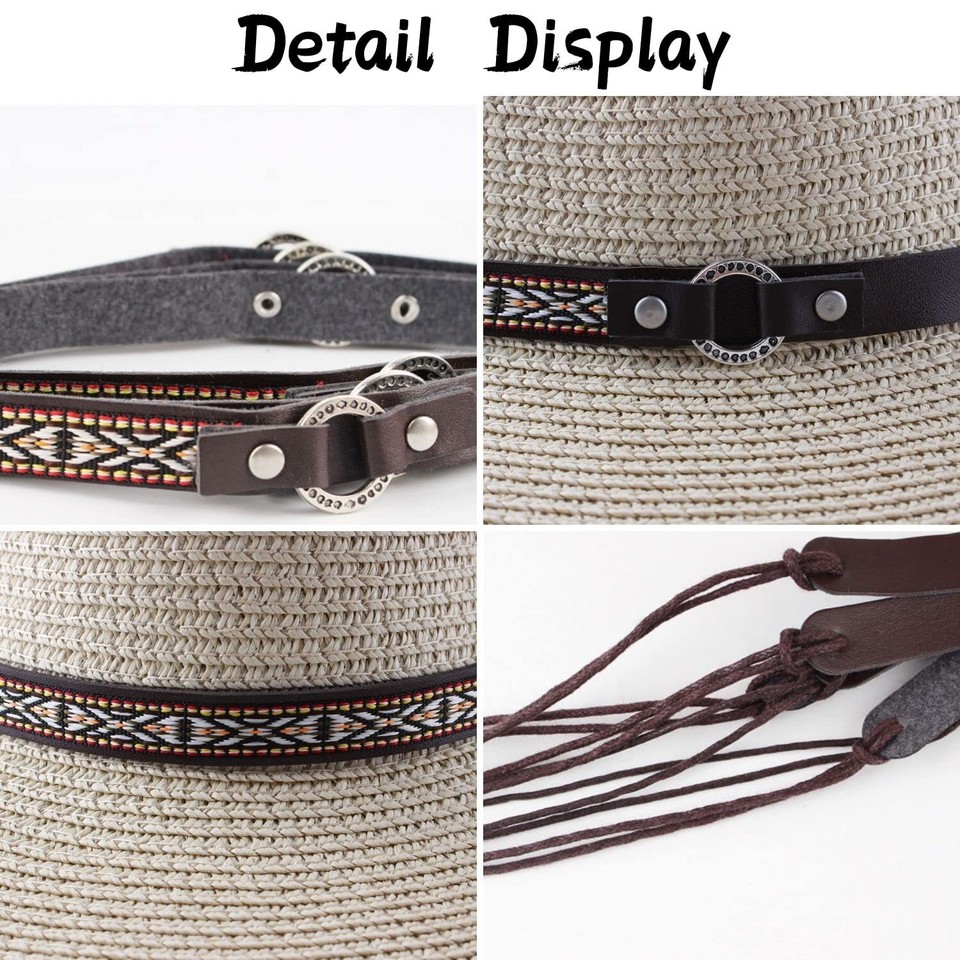 Cowboy Hat Band for Men Western Hat Bands for Adjustable Leather 0-8 ...