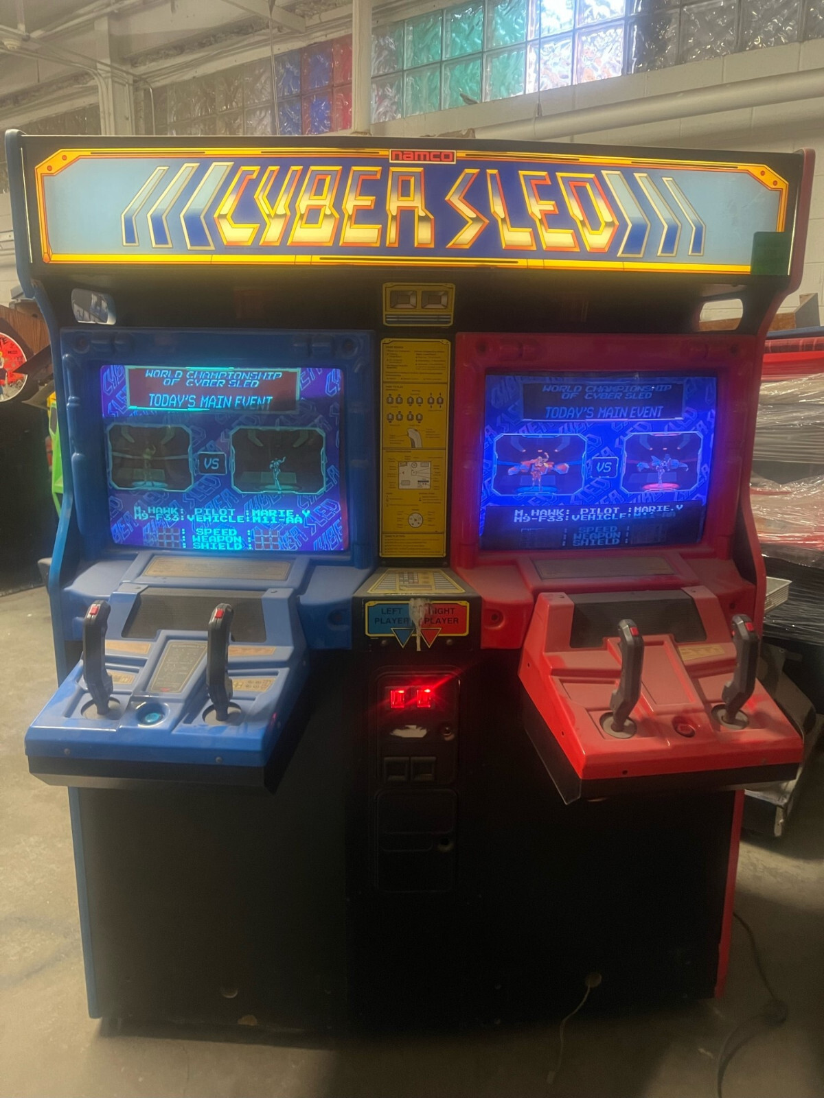 CYBER SLED ARCADE MACHINE by NAMCO (Excellent Condition) *RARE* | eBay