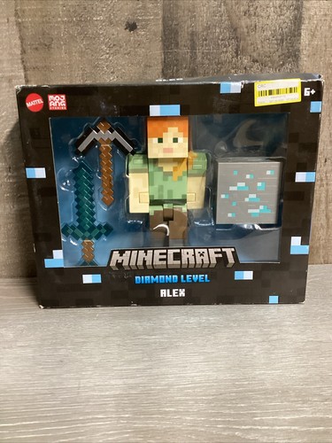 MINECRAFT Diamond Level ALEX Mojang SEALED in BOX Rare! | eBay