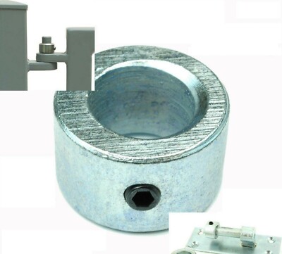 2 Anti Lift Theft Wall Bar Hinges Collars Security Wrought Iron gates ...