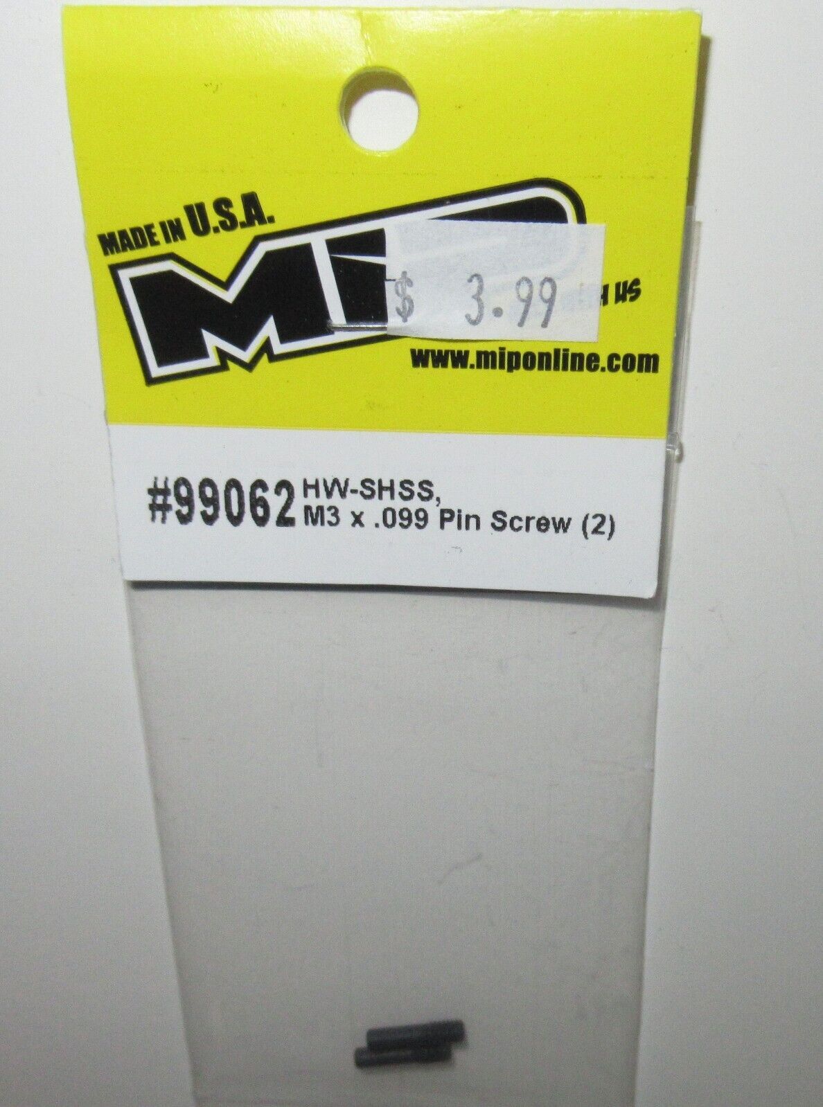 MIP HW-SHSS M3x.099 Pin Screw (2) #99062 NIP | eBay