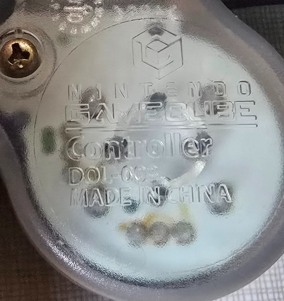 Nintendo Gamecube Controller Indigo Purple Clear Back OEM DOL-003 US ...