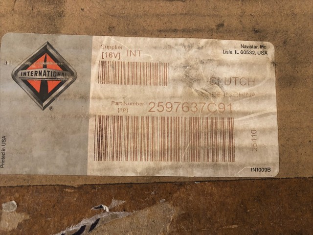 Genuine International/navistar Truck AC Clutch 2597637C91 5-7/8 OD 6 ...