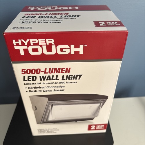 Hyper Tough Led Dusk Dawn Wall Security Light 5000 Lumens Garage ...