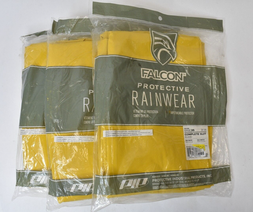 Falcon Base 35 Protective Rainwear 201-370 Yellow Complete Suit 2XL ...