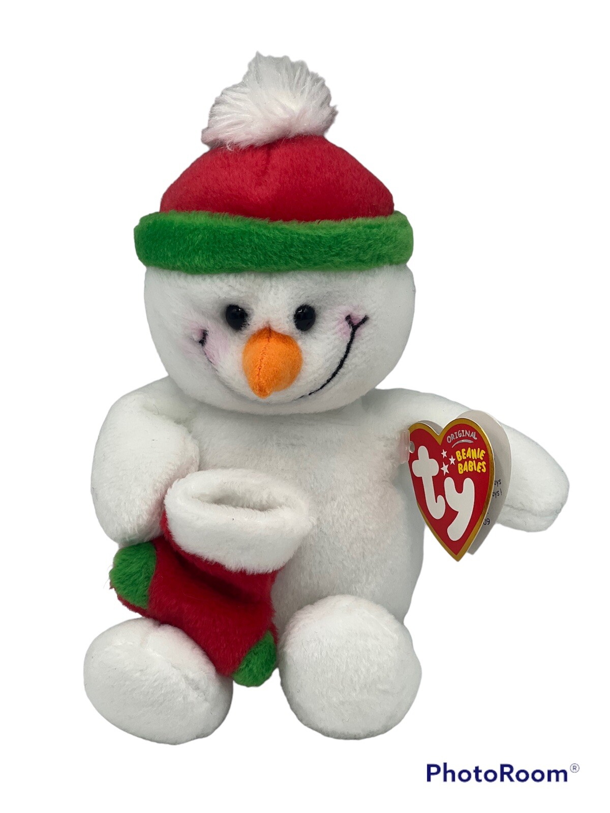 Ty Beanie Babies -Stockings The Snowman - 6" Festive Hat & Holiday ...