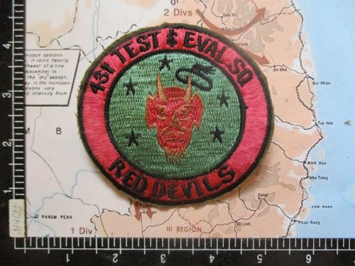 Patch_ USAF Air Force 431st Test & Evaluation Squadron Red Devil Patch ...