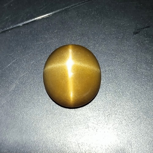 52Ct Natural Gray Sunstone 4 Ray Star Superb Quality Shine Oval Shape ...