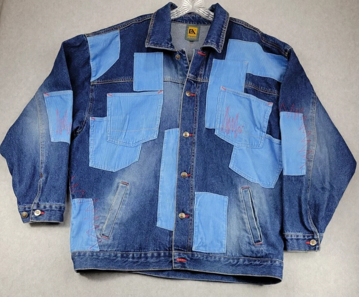 Patchwork Jacket Men