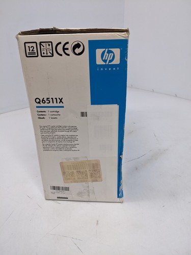 New HP Q6511X 11X Black Toner Cartridge For LaserJet 2410, LaserJet ...