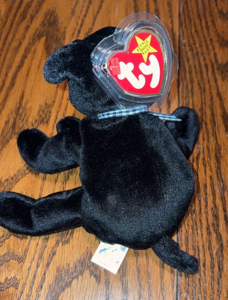 1998 TY Beanie Baby Luke the Black Labrador Dog With Tags | eBay