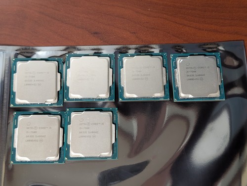 Intel i5 7th gen. LOT of 17 CPUs; i5-7500 (x6) & i5-7600 (x11) | eBay