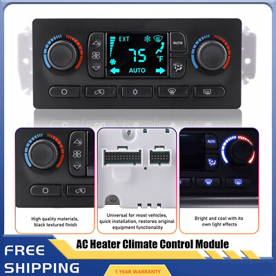 AC Heater Climate Control Module 599-211XD For Chevy GMC Improved ...