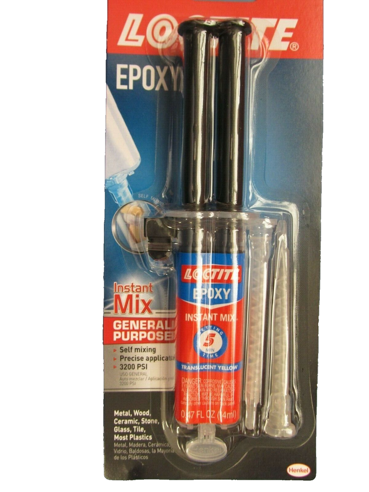 Loctite Epoxy 5 minute instant Mix epoxy #1365868 NEW 79340686205| eBay