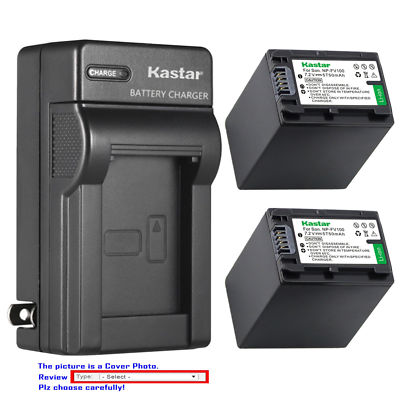 NP-FV100 Battery or Wall Charger for Sony HDR-PJ380 PJ390 PJ420 PJ50 ...