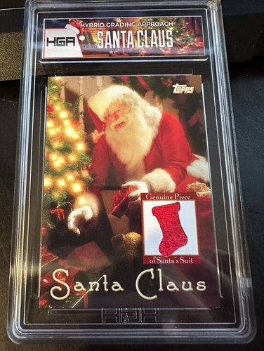 Topps Santa Claus Suit Patch HGA Custom Label, Great Gift! | eBay
