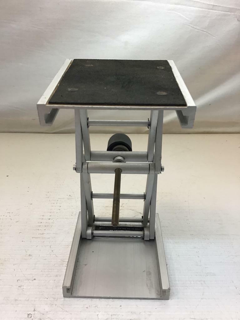 13940 Cole-Parmer Jiffy Jack 3 x 3 x 6.5” Laboratory Scissor Jack Good ...