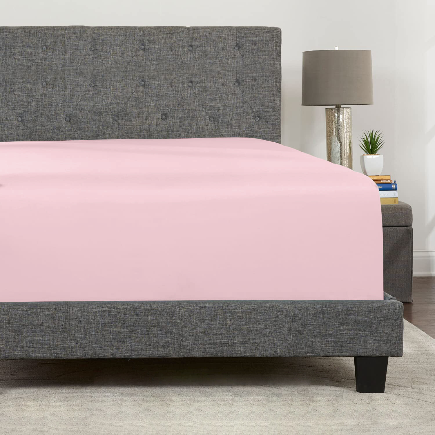 2000TC Fitted Sheet Super Single/King/Queen/Double/King Single Bed ...