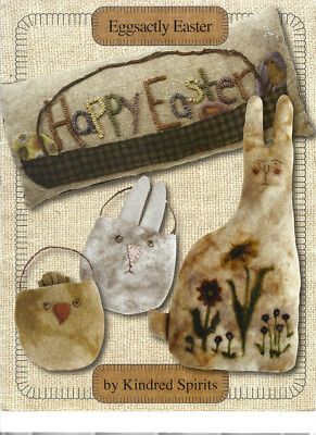 Eggsactly Easter Kindred Spirits Sewing Pattern Rabbit Duck etc | eBay ...