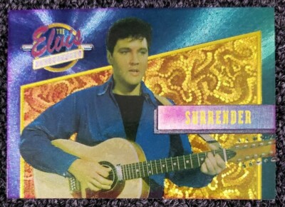 1992 The Elvis Presley Collection "Surrender" Foil Insert Card NM-MT | eBay