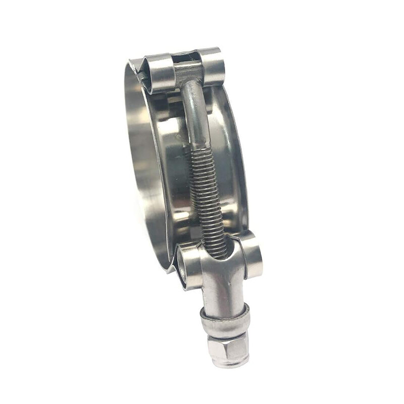 4 x 4" Inch T-Bolt Hose Clamp Stainless Steel For 103mm Intake Turbo ...