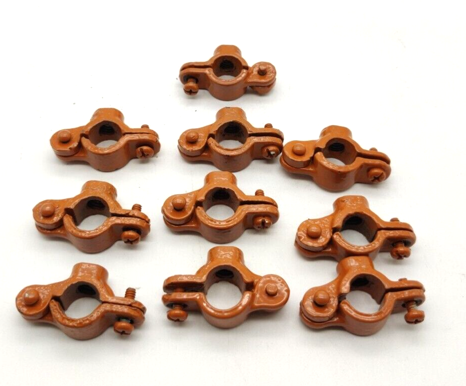 1/2" Copper Coated Split Ring Hanger for 3/8" All thread rod (10pk) | eBay