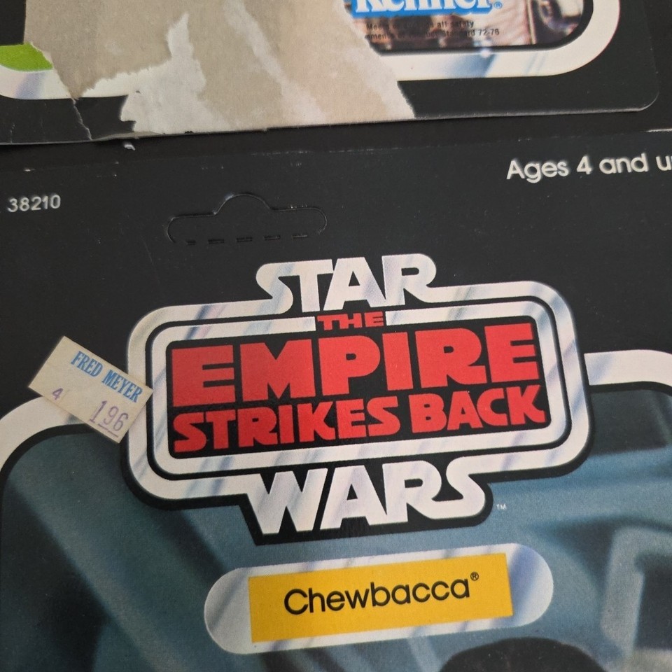 Lot of 9 Vtg Kenner Star Wars CARD BACK ONLY Some Unpunched! Action ...