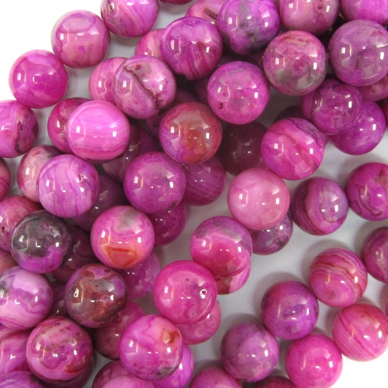 Magenta Crazy Lace Agate Round Beads Gemstone 15.5" Strand 6mm 8mm 10mm | eBay