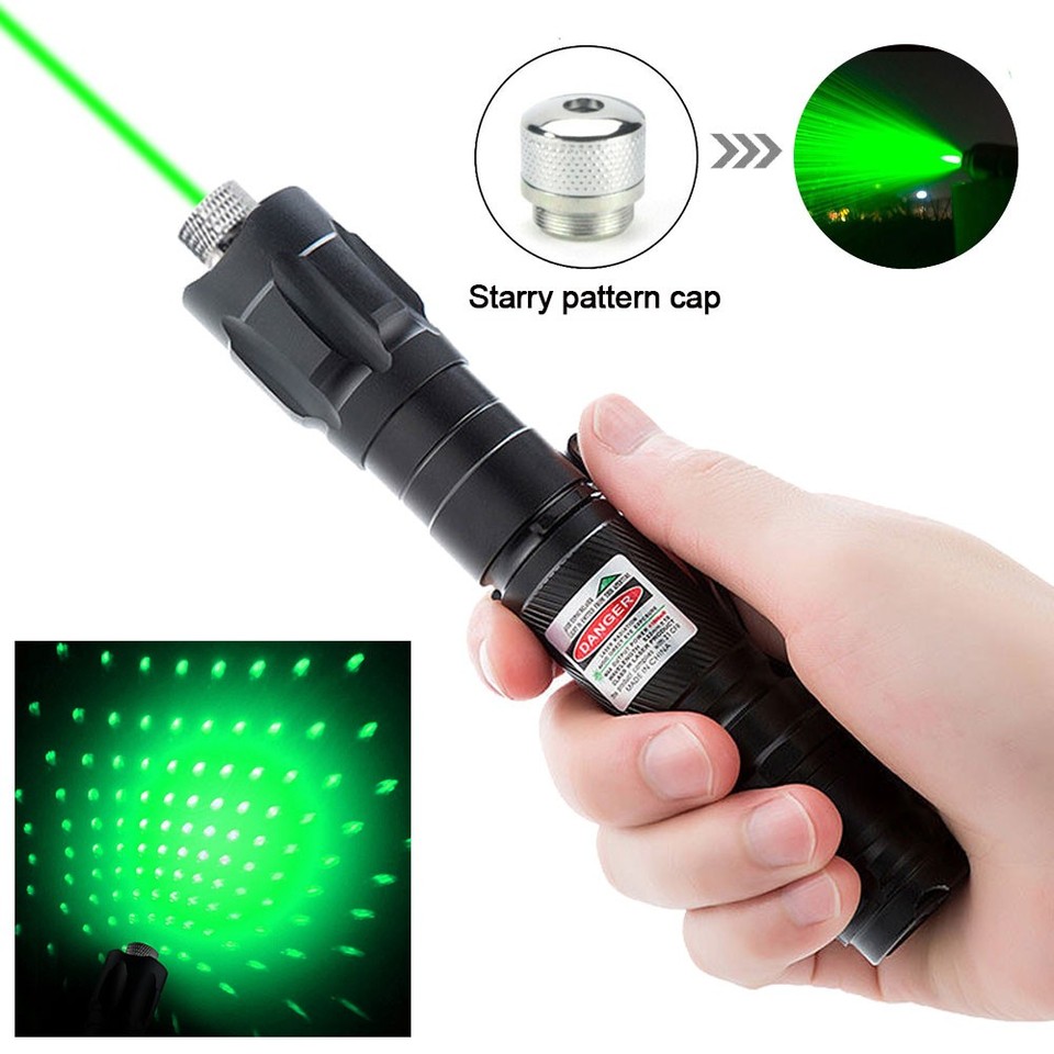 532NM Green Laser Pointer USB Rechargable Strong Beam Light Torches | eBay