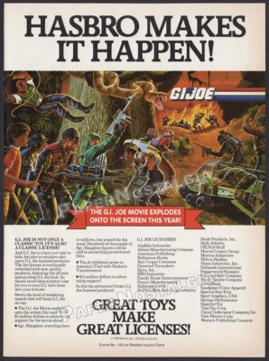 G.I. JOE - Original 1986 Trade AD / ADVERT / Hasbro toy promo _ GI Joe ...