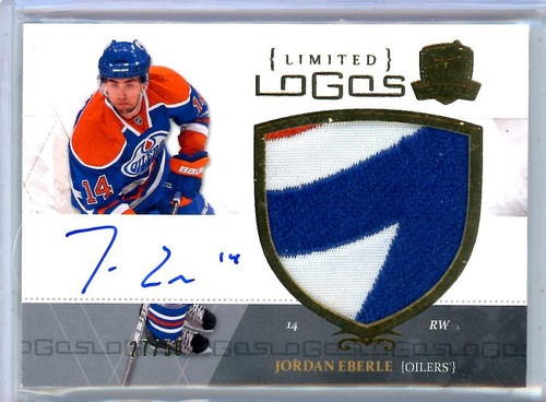 2010-11 Upper Deck The Cup - Limited Logos Autographs Jordan Eberle #LL ...