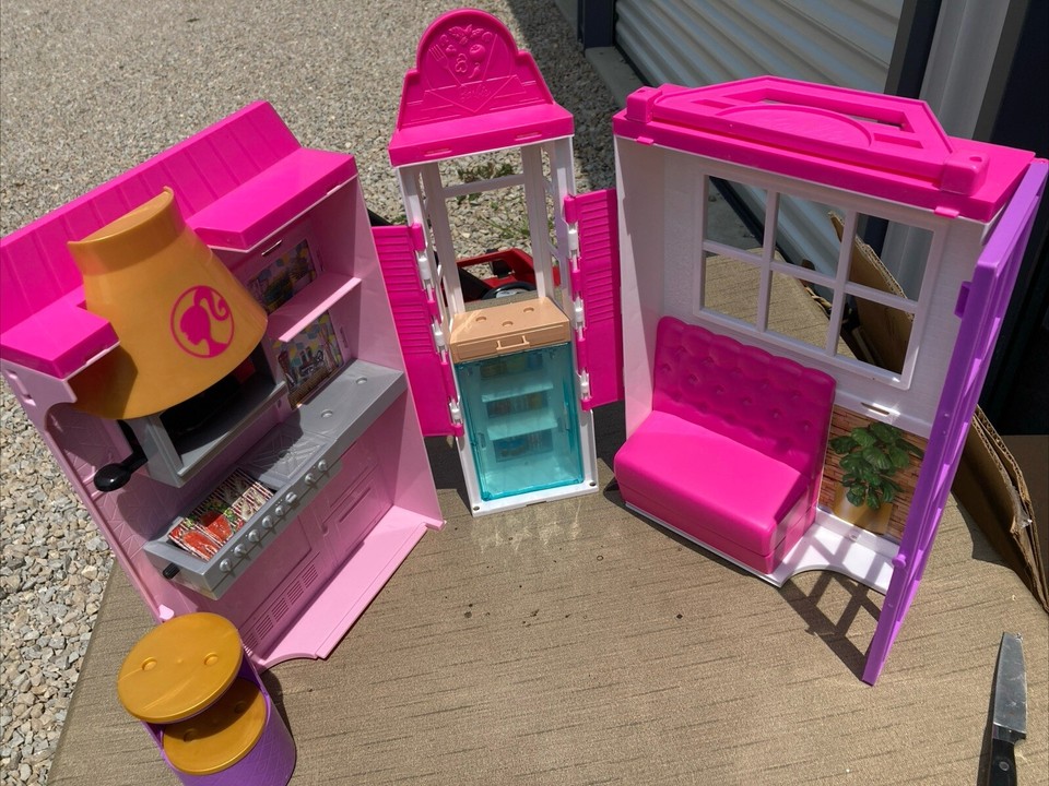 Barbie Cook And Grill Playset. Folds Up. No Accessories. | eBay