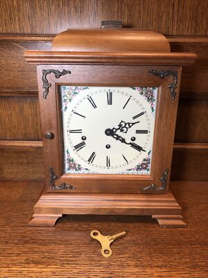 Vintage Mason & Sullivan English Carriage Clock Walnut Westminster ...