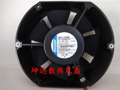 1 PCS Cooling Fan 6424/12TDHR DC24V 60W 172*150*51MM 3 WIRE Aluminum ...
