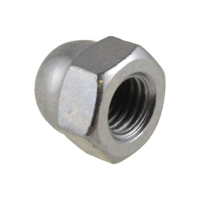 Qty 2 Dome Nut 3/16" BSW CHROME PLATED Imperial 1 Piece Hex Cap Acorn | eBay