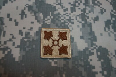 RARE Authentic US Army 4th Infantry Division Tan DCU Military Patch | eBay