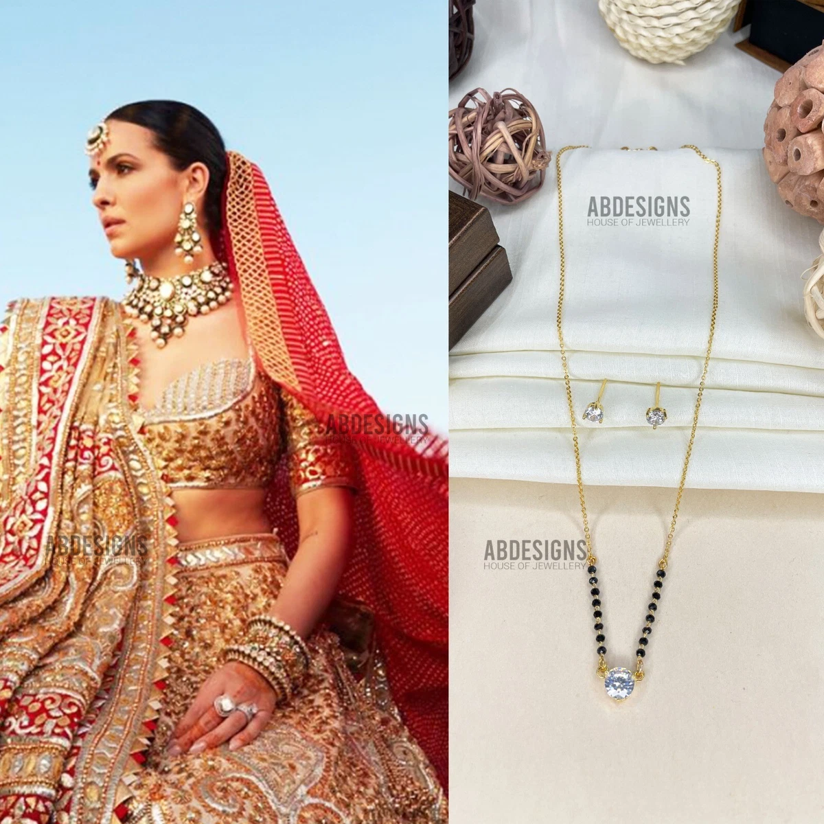 Unique Diamond Mangalsutra