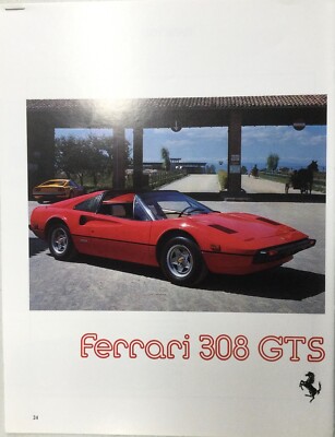 Ferrari #244 Article Pictorial Ferrari 308 GTS Just Photos No Text ...