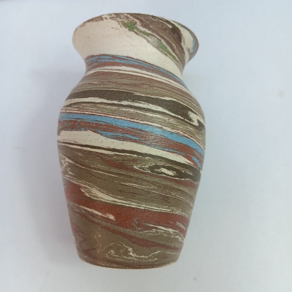 Desert Sands Swirled Art Pottery Boulder City, NV Vase Vintage No Chips ...